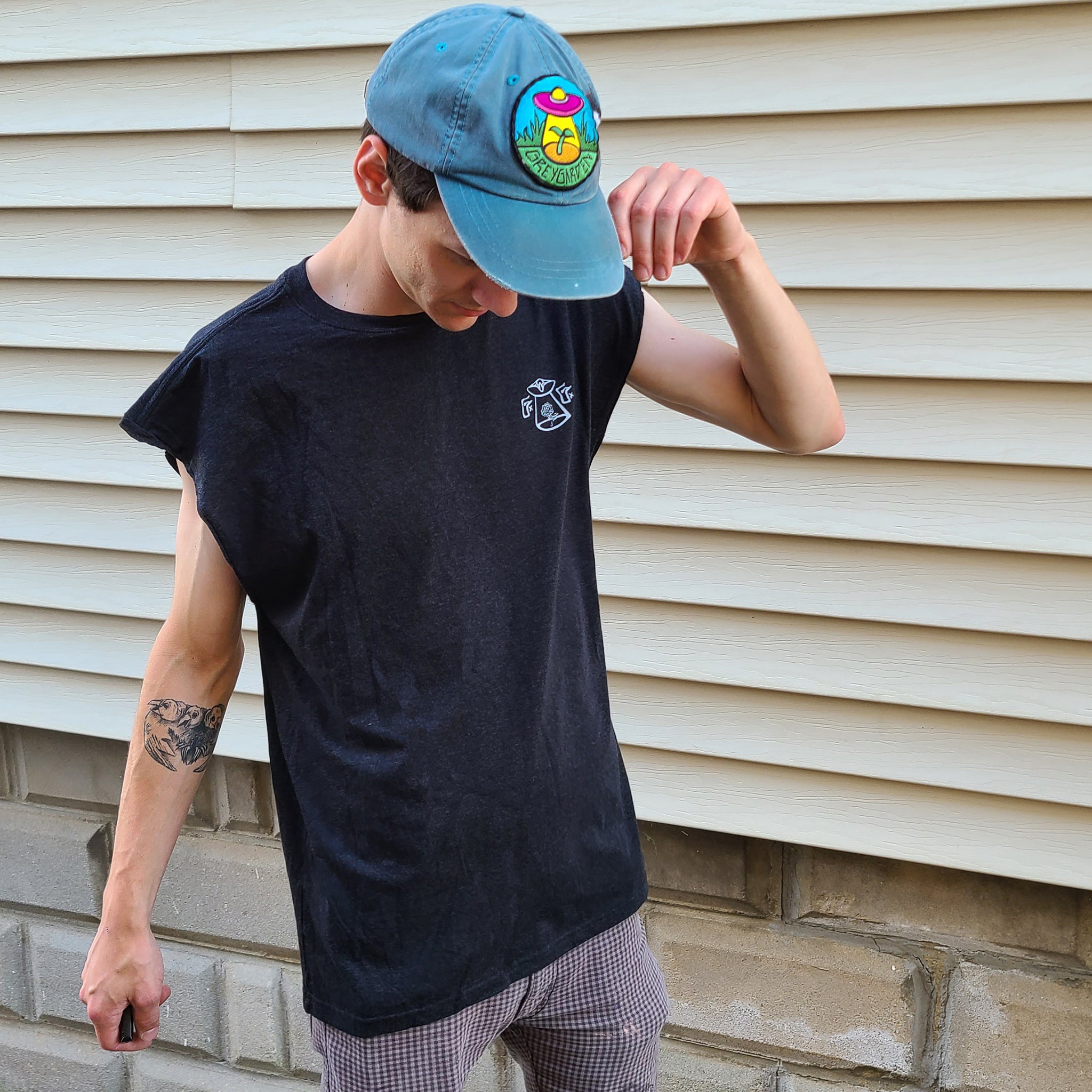 Mack Magers Tribute Cut Off Sleeveless T Shirt Grim Garden
